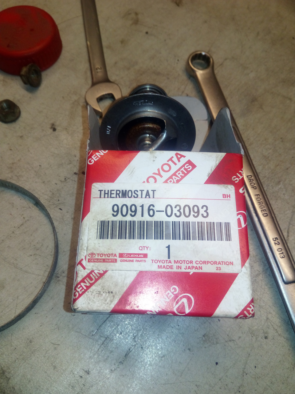 9091603093 Термостат TOYOTA LEXUS | Запчасти на DRIVE2