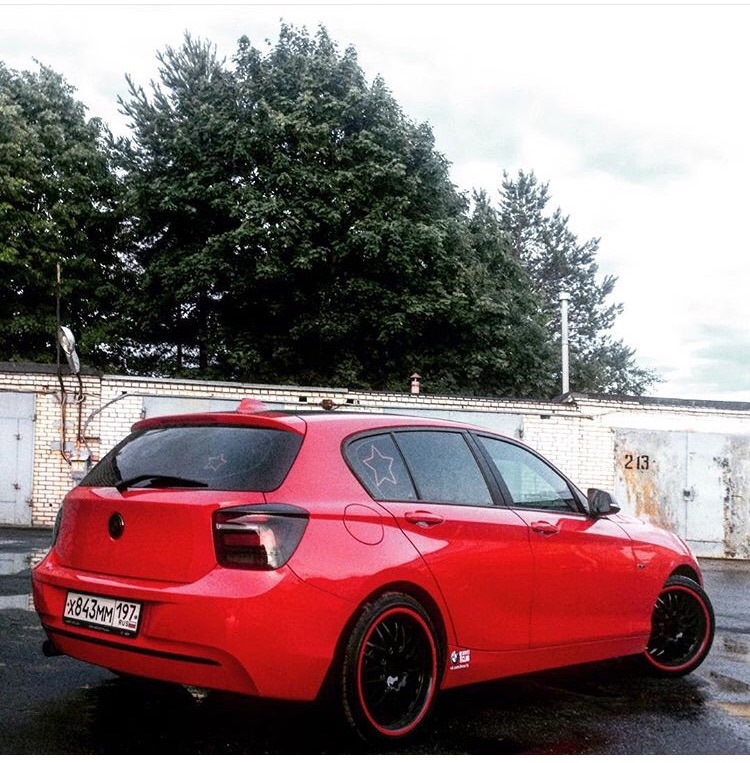 Red&Black part 1 — BMW 1 series (F20), 2 л, 2013 года | тюнинг | DRIVE2
