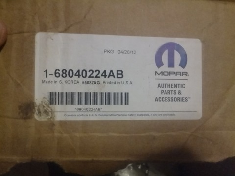 68040224AB Тяга рулевая, Caliber, Mopar / EV80645 Chrysler | Запчасти ...