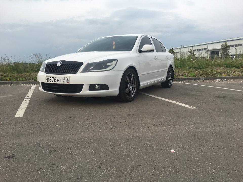 первые заезды — начало положено. — Skoda Octavia A5 Mk2, 1,8 л, 2012 ...