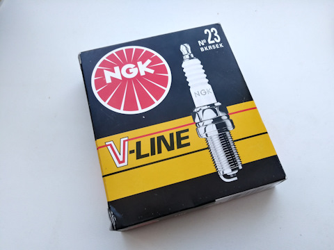 BKR5EK Свеча зажигания 4483 NGK | Запчасти на DRIVE2