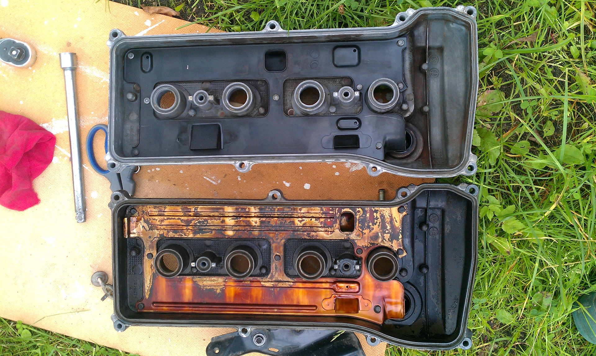 18.Замена прокладки клапанной крышки+всего что с этим связано — Toyota ...