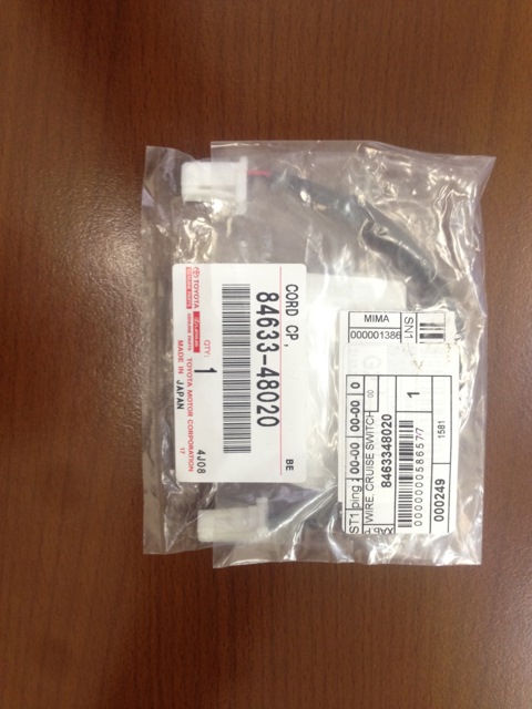 8463348020 Провод переключателя круиз контроля TOYOTA LEXUS | Запчасти ...