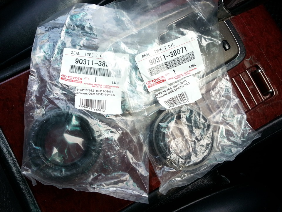 Замена приводных сальников Редуктора и масла — Toyota Brevis, 2,5 л ...