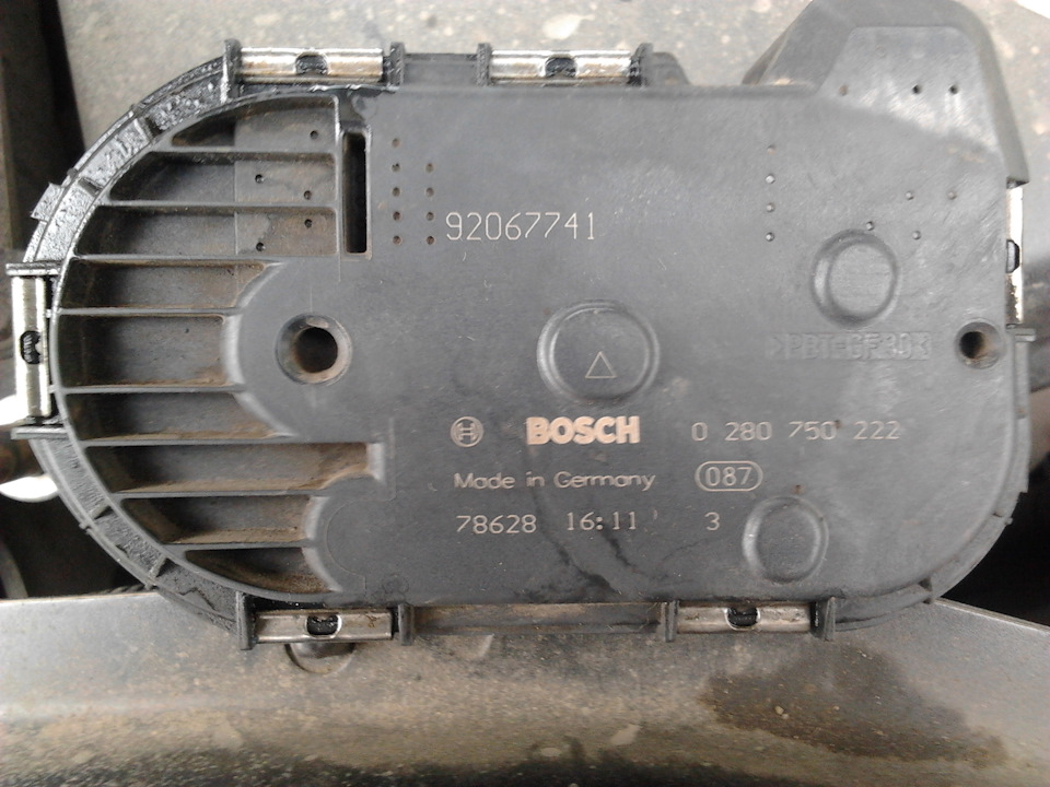 92067741 Дроссельная заслонка GM | Запчасти на DRIVE2