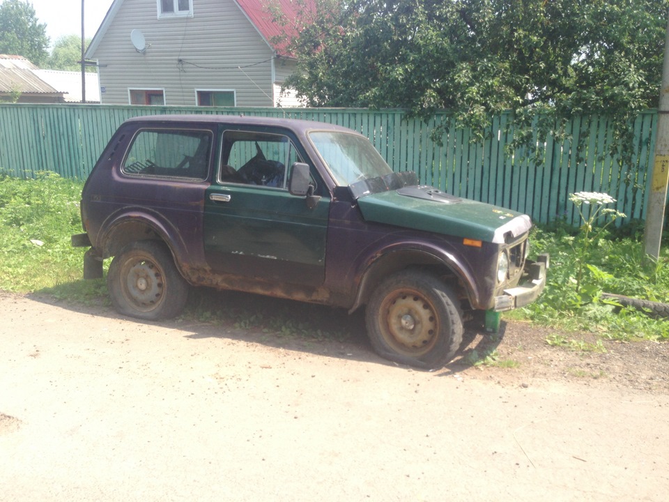 Была розовая свинка … — Lada 4x4 3D, 1,7 л, 1998 года | стайлинг | DRIVE2