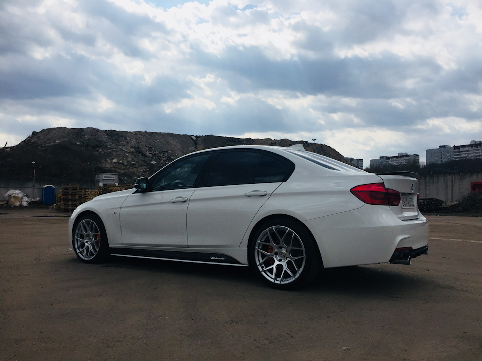 Japan Racing wheels JR18 и обвес M performance — BMW 3 series (F30), 2 ...