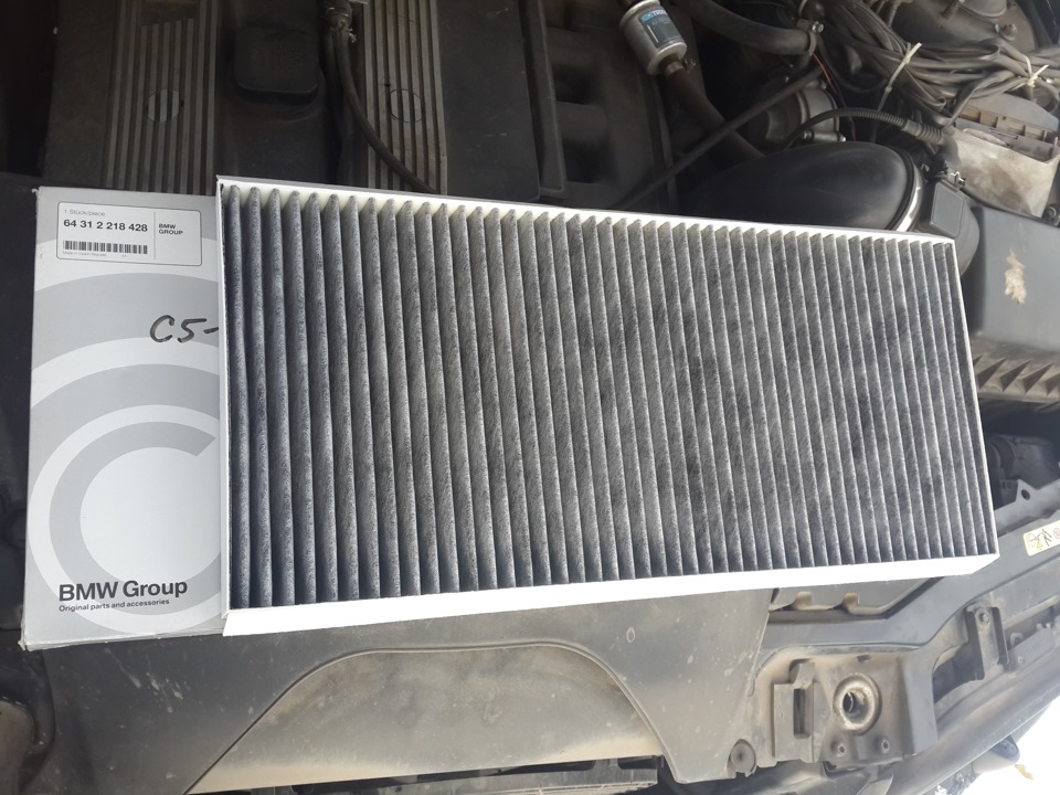 Замена фильтра салона — BMW X5 (E53), 3 л, 2001 года | плановое ТО | DRIVE2