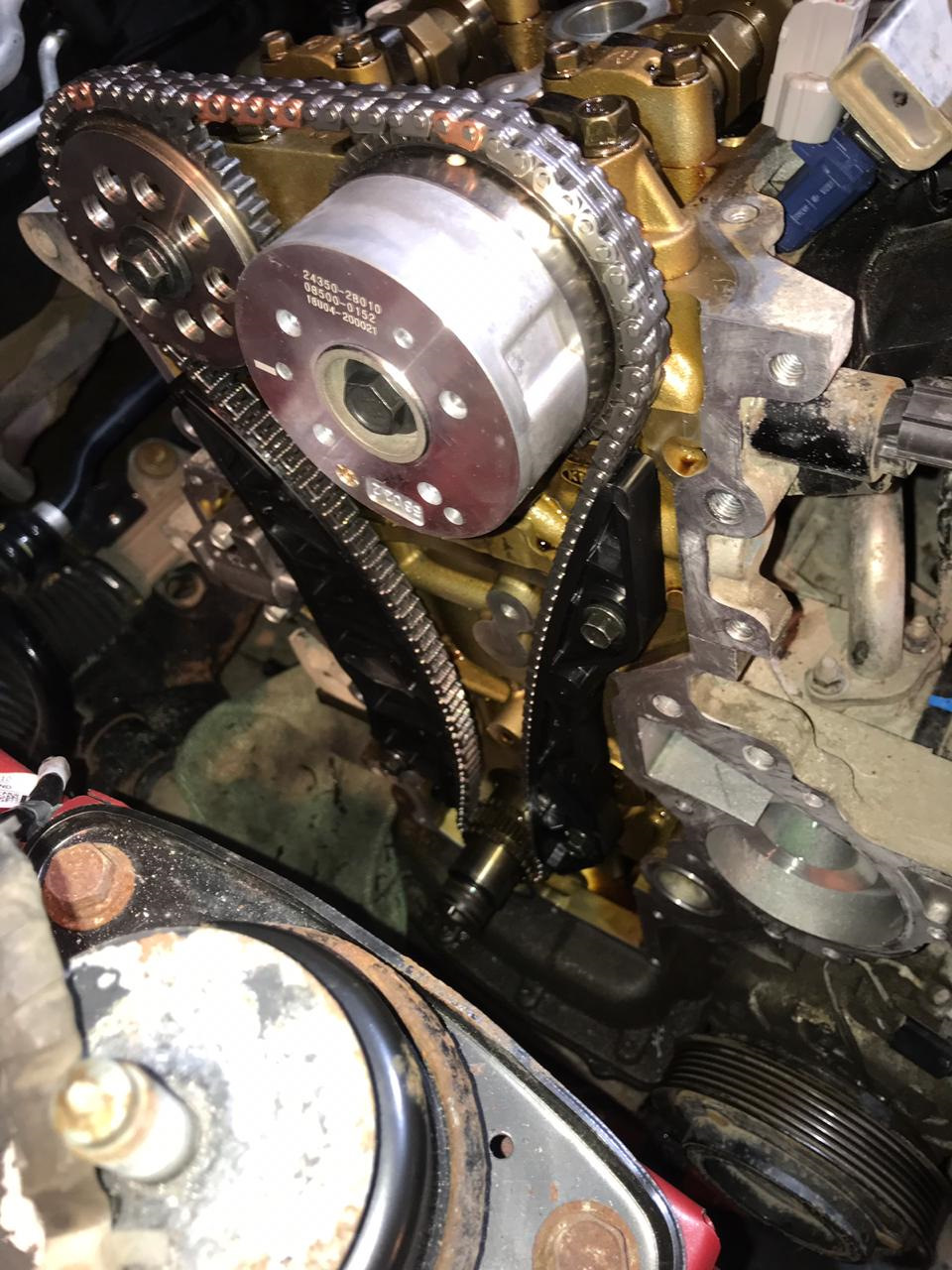 243502B010 ШКИВ НАТЯЖИТЕЛЯ ЦЕПИ ГРМ KIA HYUNDAI | Запчасти на DRIVE2