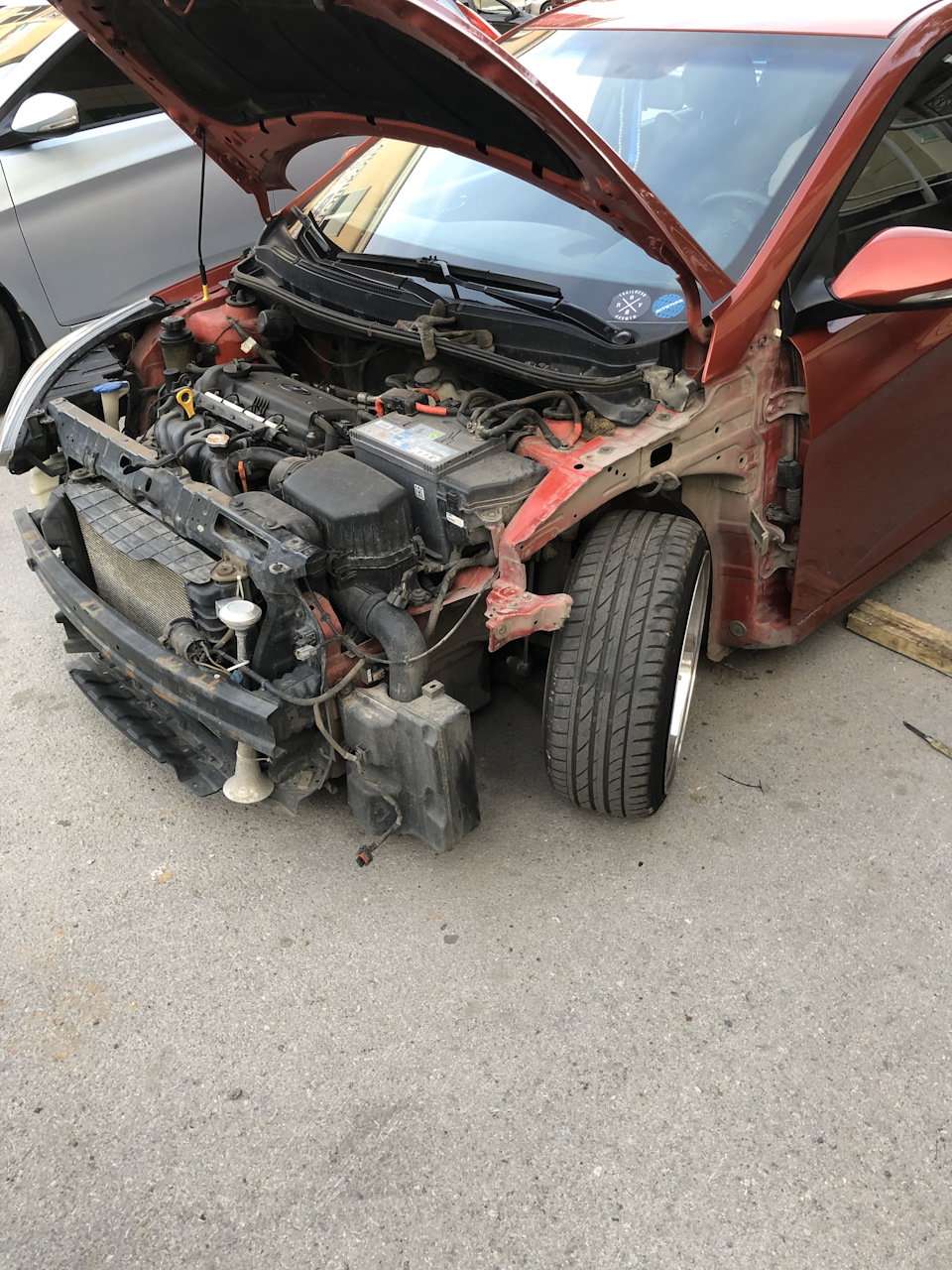 ДТП — Hyundai Solaris (1G), 1,4 л, 2011 года | ДТП | DRIVE2