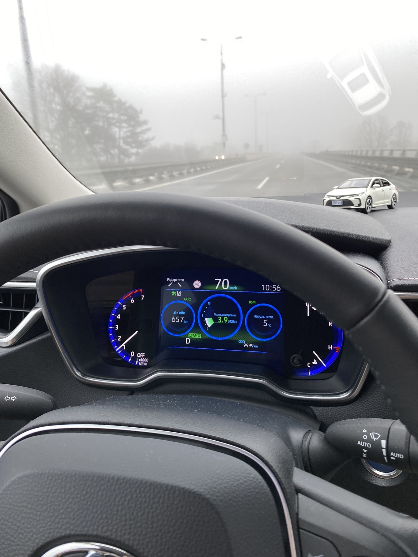 9999 км — Toyota Corolla (E210), 1,8 л, 2022 года | наблюдение | DRIVE2