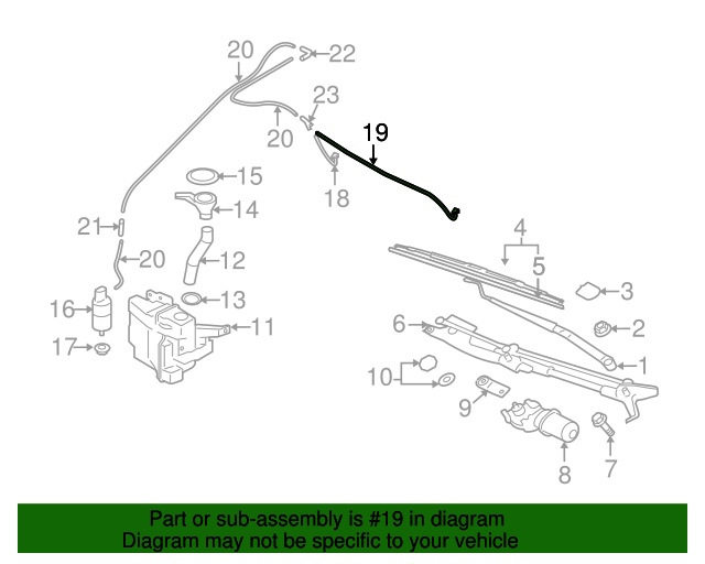 8265A083 Форсунка омывателя Mitsubishi | Запчасти на DRIVE2