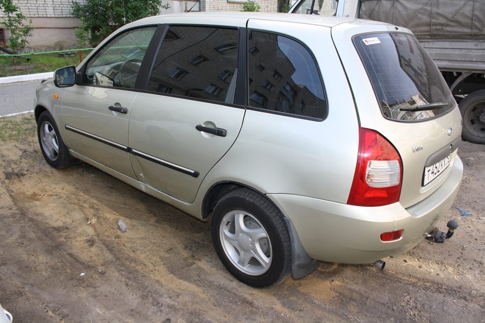 Бывает… — Lada Калина Универсал (1G), 1,6 л, 2011 года | ДТП | DRIVE2