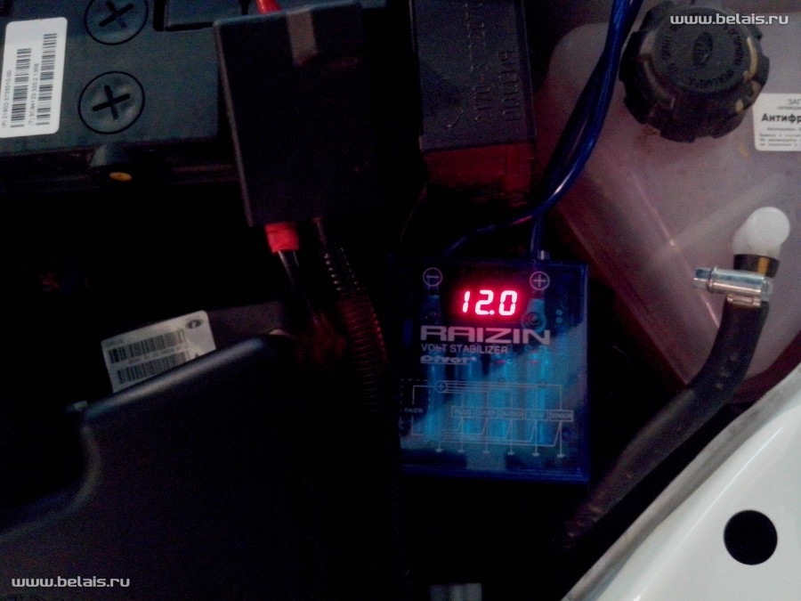LED подсветка и стабилизатор напряжения — Lada Гранта (1G), 1,6 л, 2012 ...