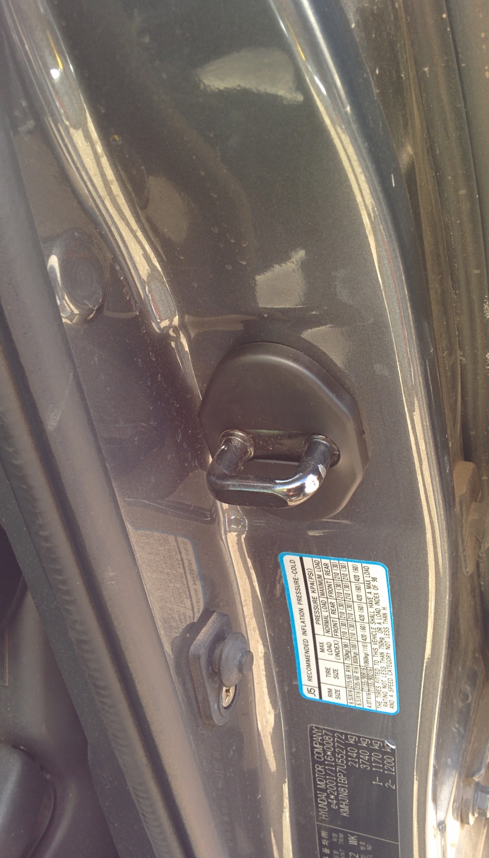 Заглушки на двери — Hyundai Tucson (JM), 2 л, 2006 года | аксессуары ...