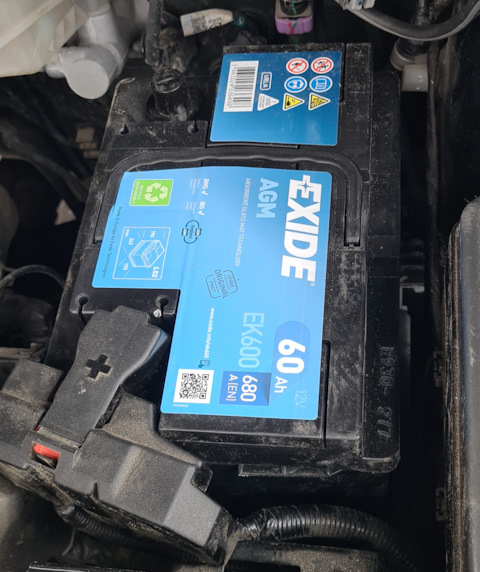EK600 Аккумуляторная батарея EXIDE | Запчасти на DRIVE2
