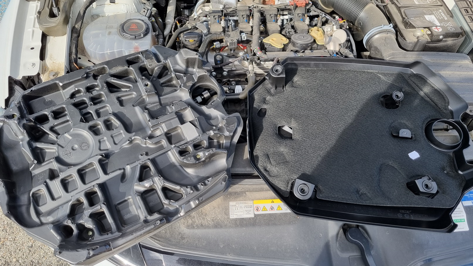 Замена крышки двигателя — итог — Skoda Superb Mk3, 2 л, 2021 года ...