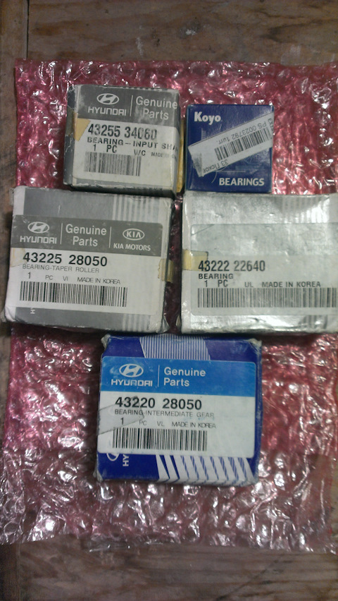 4322222640 Подшипник первичного вала мкпп (передний) KIA HYUNDAI ...