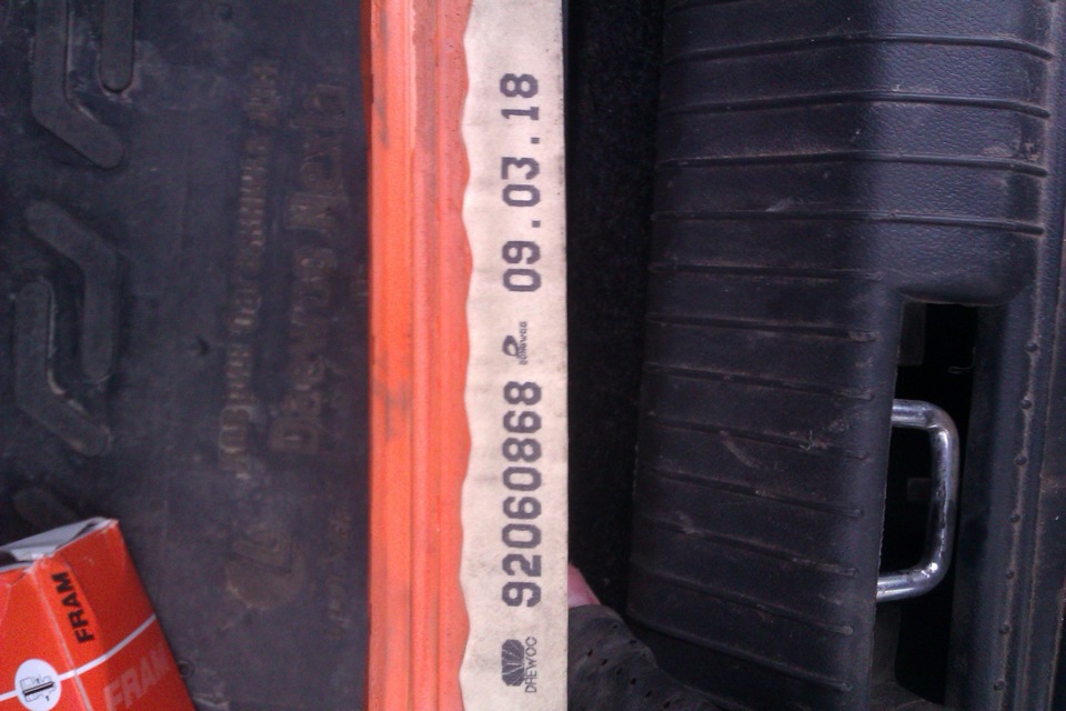 92060868 Фильтр воздушный GM | Запчасти на DRIVE2