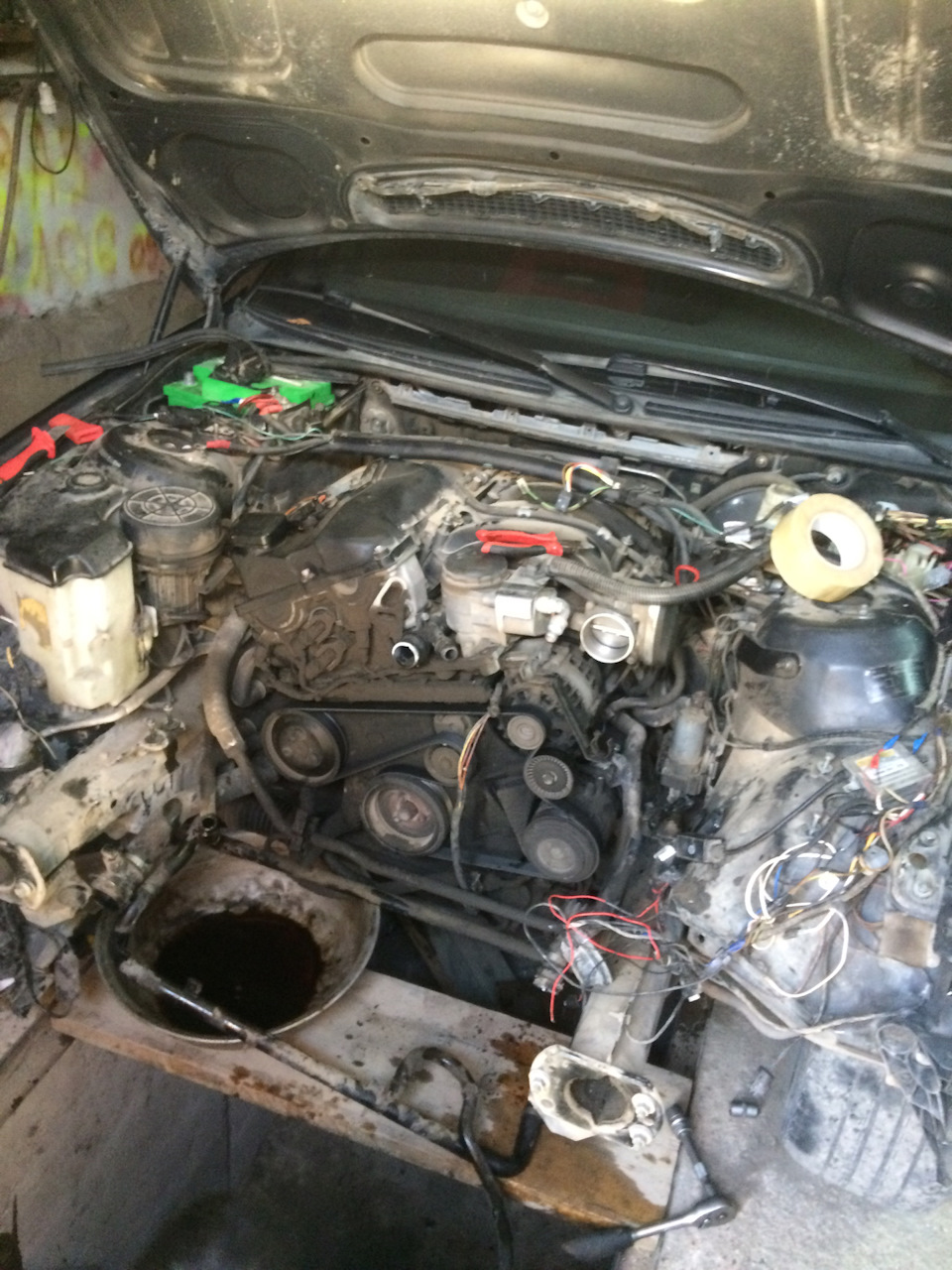 Собственно Свап на m52b28tu — BMW 3 series (E46), 2,8 л, 2003 года ...