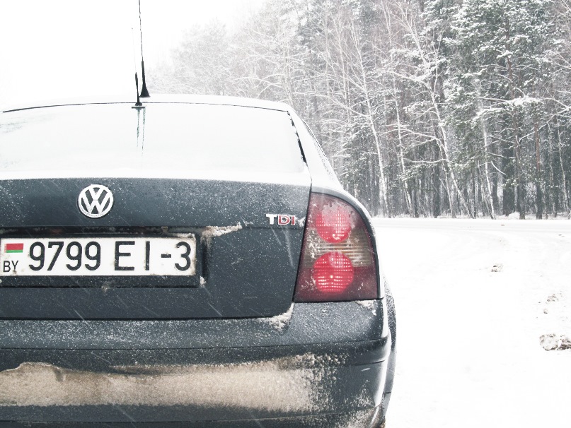 Passat winter — Volkswagen Passat B5, 1,9 л, 2001 года | фотография ...
