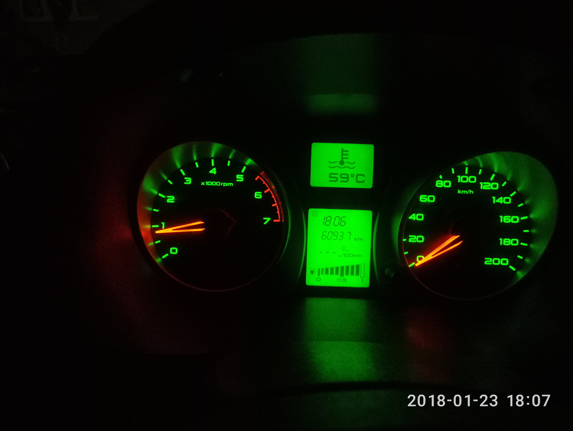 Комбинация приборов полный люкс. — Lada Гранта Лифтбек (1G), 1,6 л ...