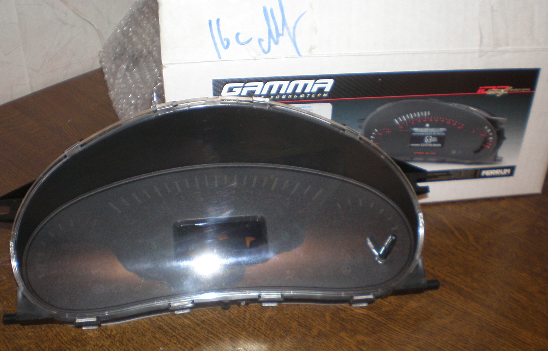 Приборы+бортовой комп. GAMMA GF618 — Lada Приора седан, 1,6 л, 2009 ...