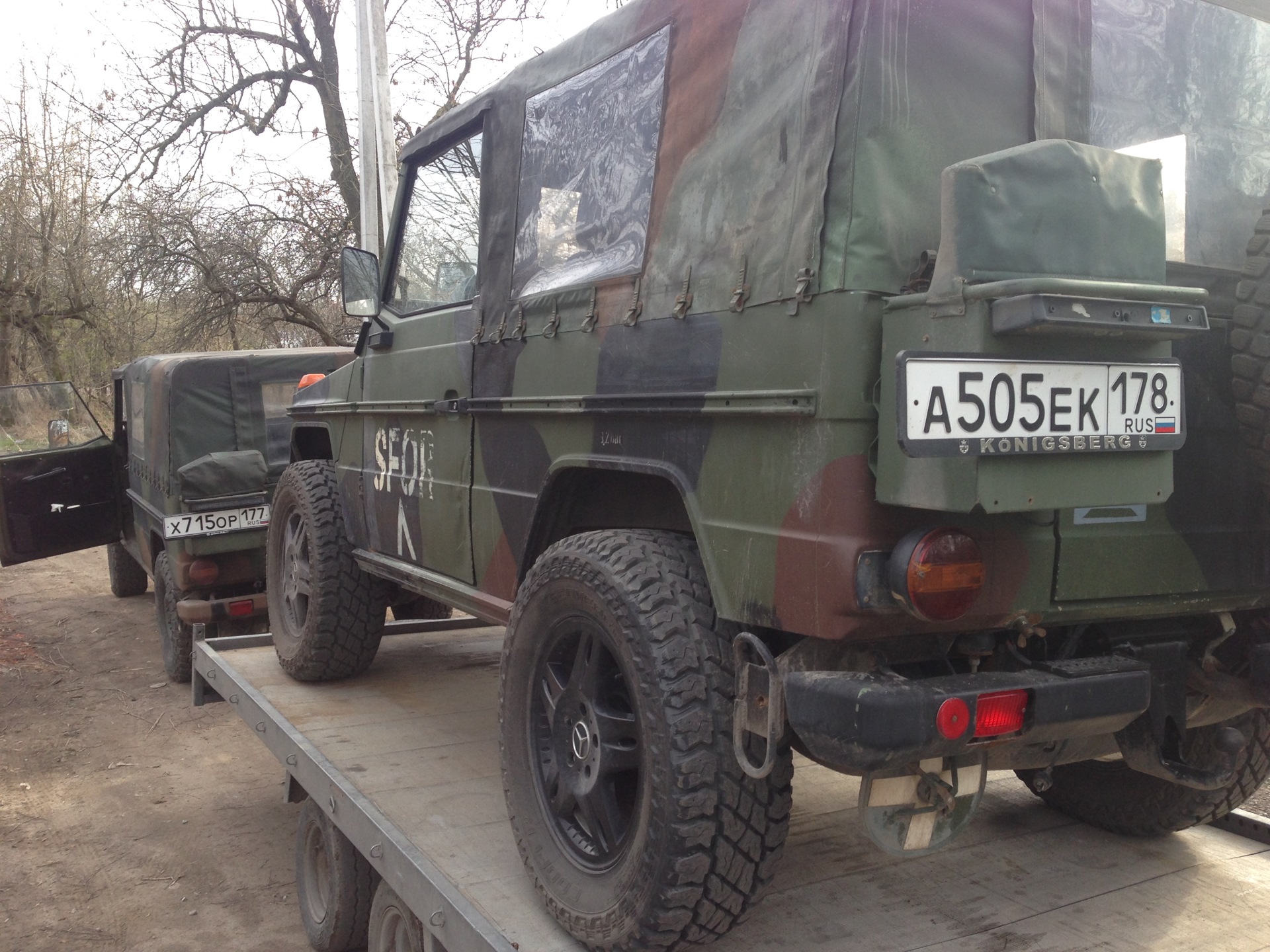 Поехал на покраску — Mercedes-Benz G-Class (W460/W461), 2,5 л, 1992 ...