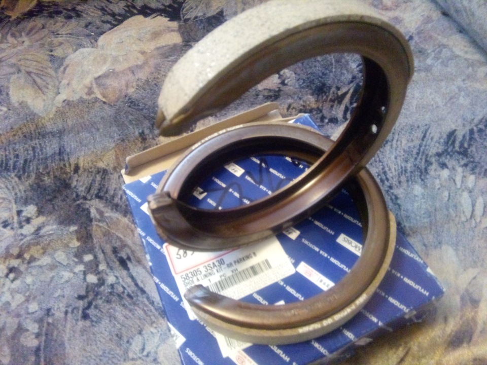 Колодки на ручник — Hyundai Sonata VI (YF), 2 л, 2011 года | расходники ...