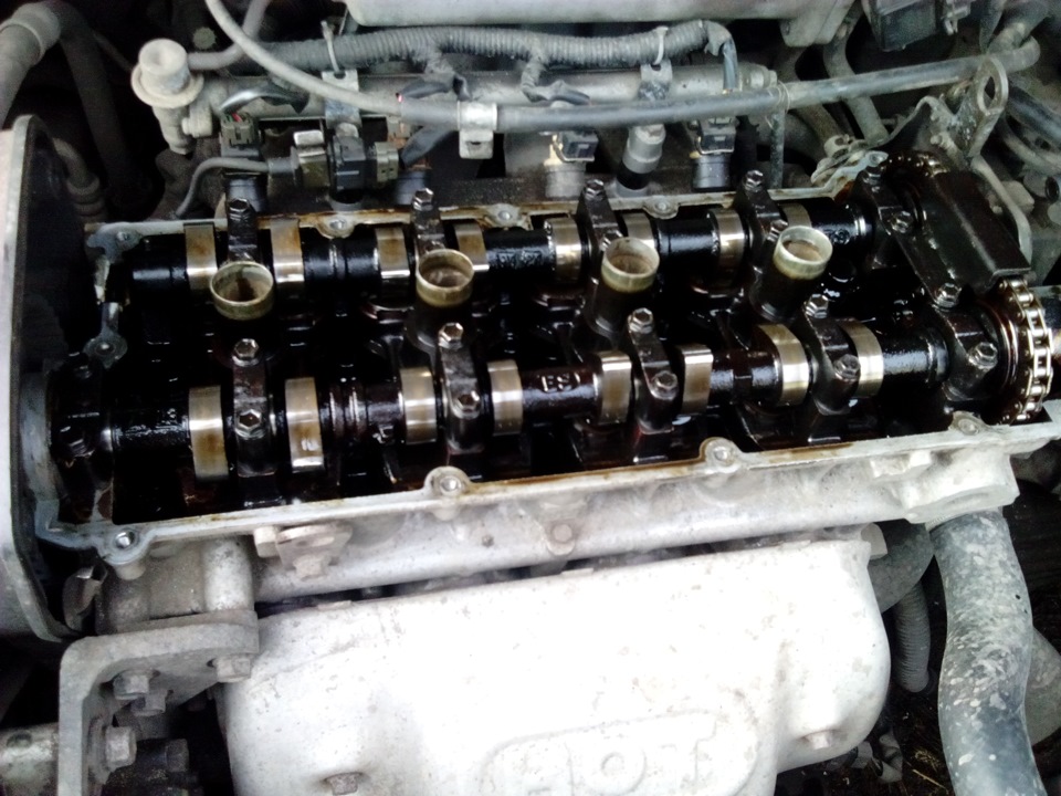 замена цепи распредвалов — Hyundai Lantra II, 1,6 л, 1996 года | своими ...