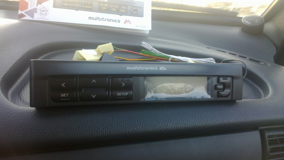 Бортовик Multitronics X-140 — Lada 2114, 1,6 л, 2012 года | аксессуары | DRIVE2