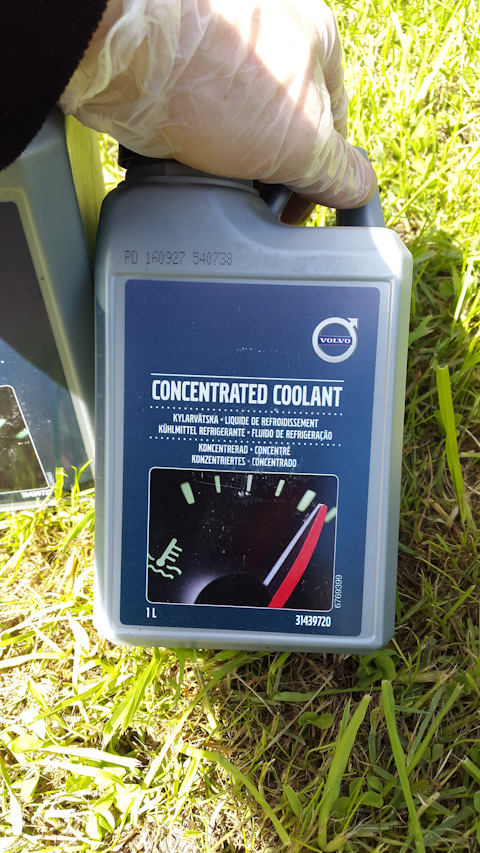 31439720 Антифриз концентрат 1литр Volvo | Запчасти на DRIVE2