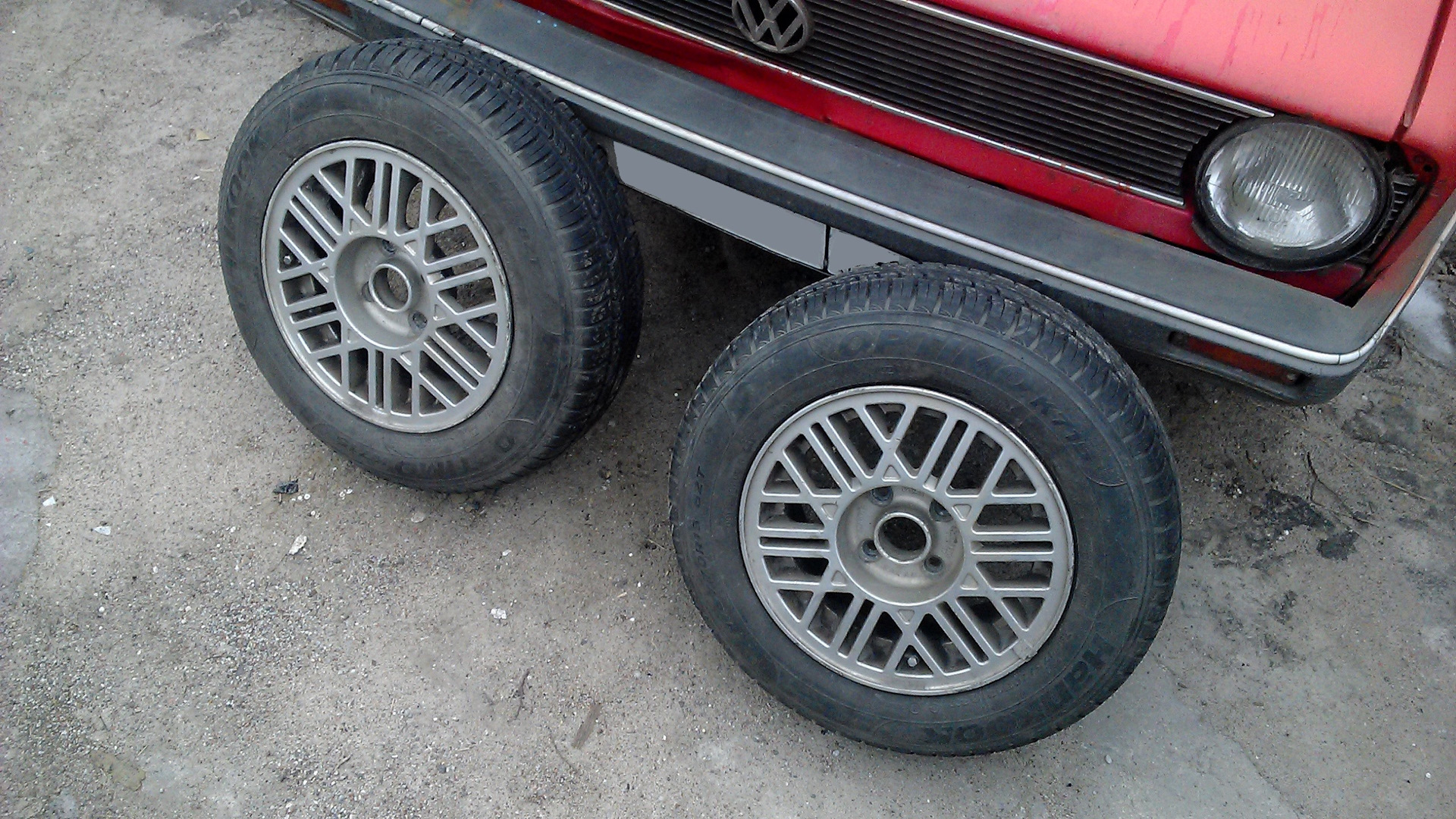 Ronal Votex R13 6J + Hankook — Volkswagen Golf Mk1, 1,1 л, 1983 года ...