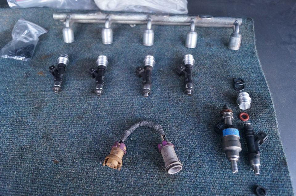 Замена низкоомных форсунок мотора 7а на высокоомные — Audi 100 (C3), 2 ...