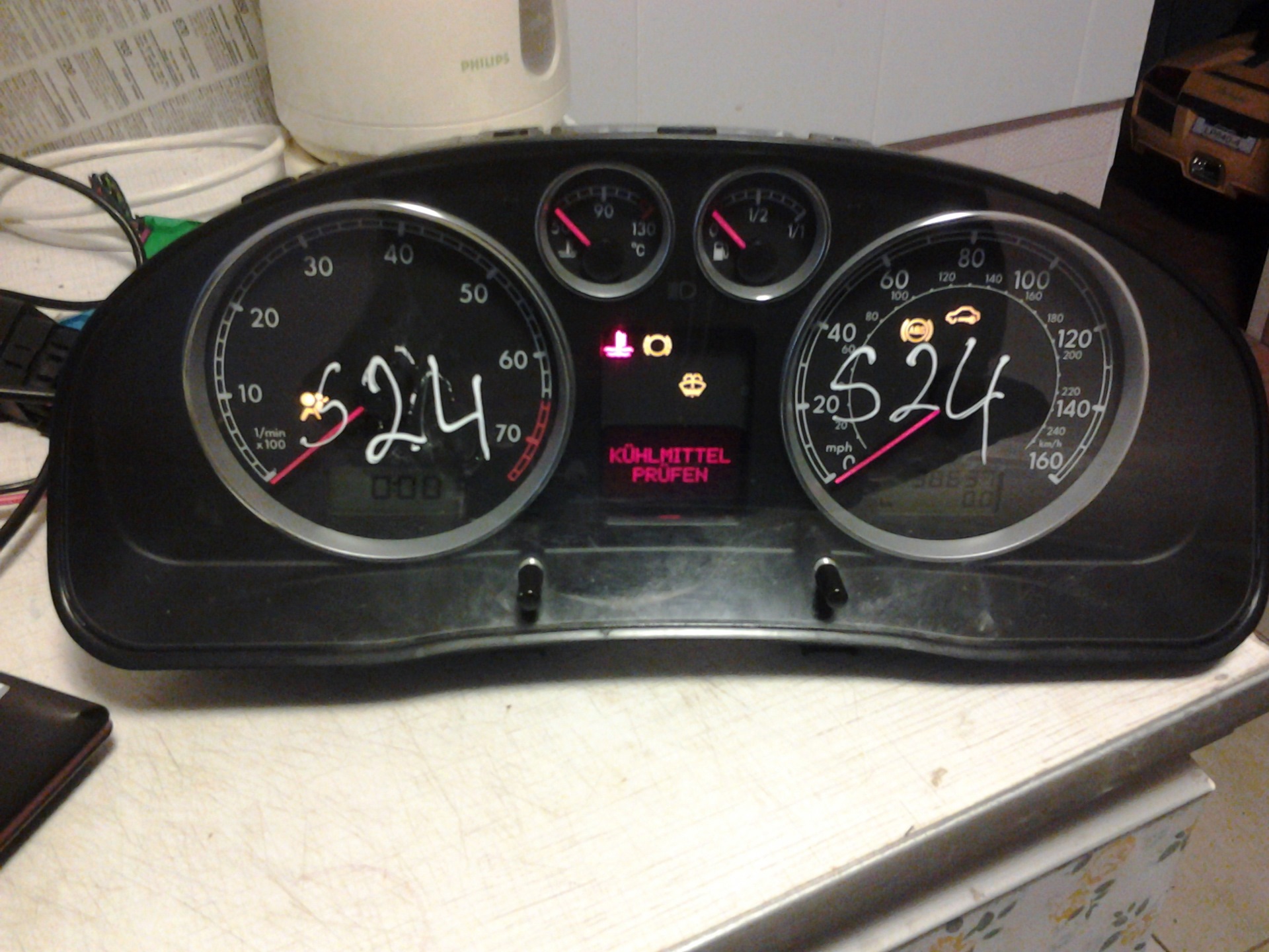 Приборка часть 12. Щиток от пассата б5+ — Volkswagen Golf Mk4, 1,8 л ...