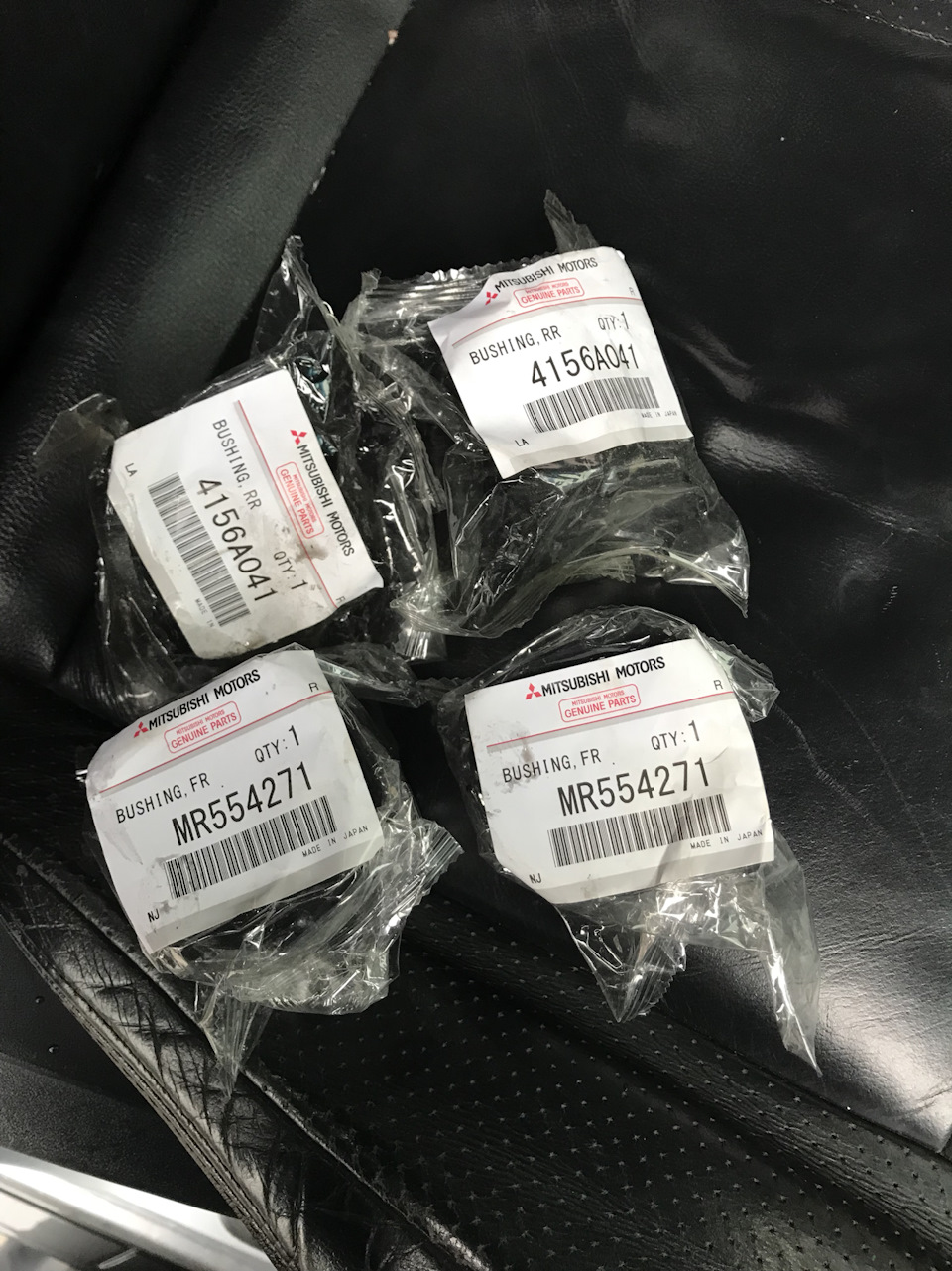 Заменил передни и задние втулки стабилизатора + переобулся — Mitsubishi ...