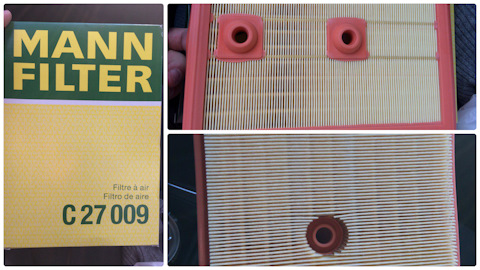 C27009 Воздушный фильтр MANN FILTER | Запчасти на DRIVE2