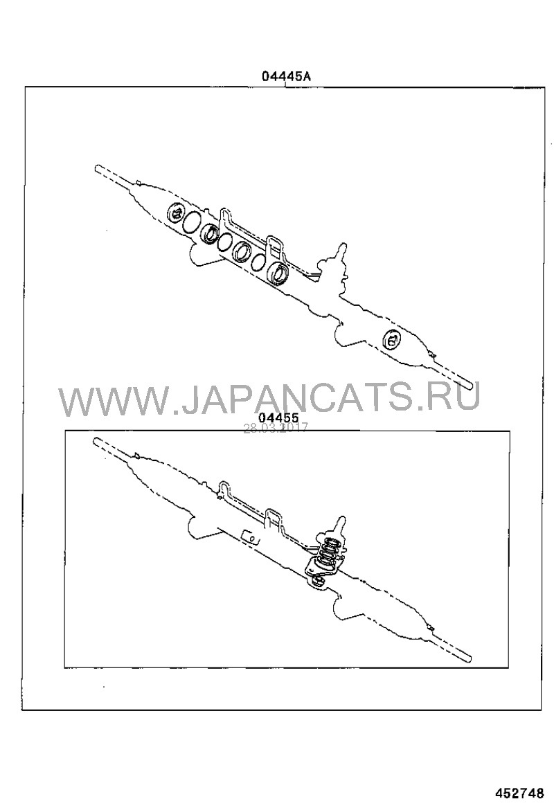 Рулевая рейка — Toyota Camry (XV30), 3 л, 2005 года | запчасти | DRIVE2