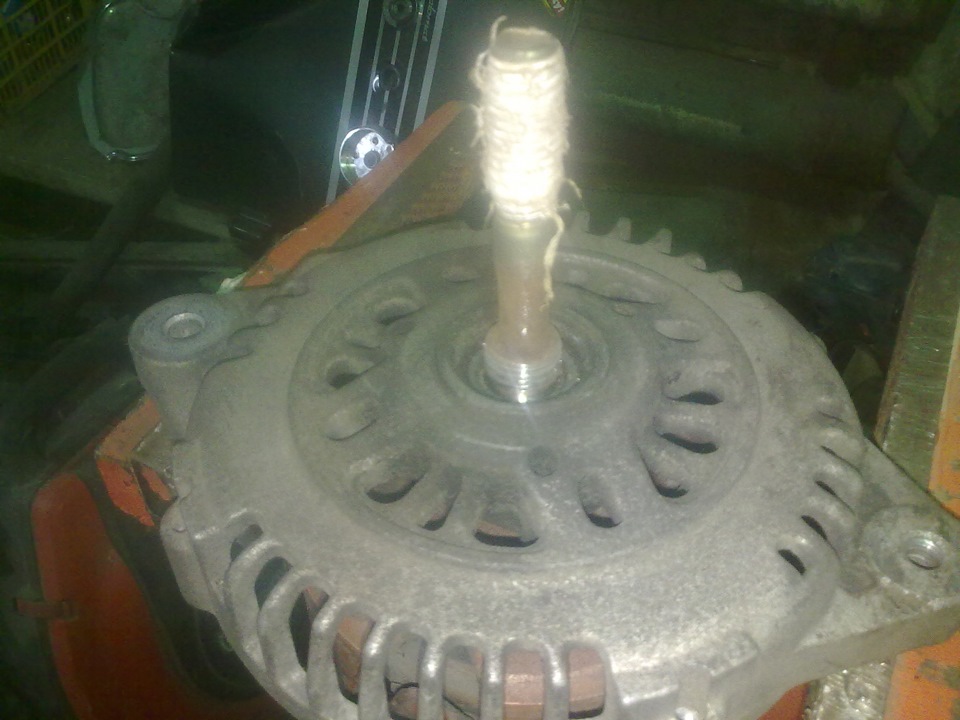 замена подшибников генератора. — Subaru B4 (BE), 2 л, 2001 года ...