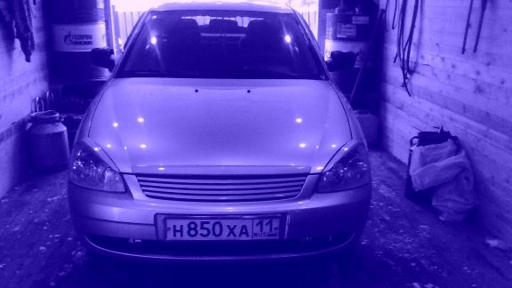 Поменял Решётку Радиатора) — Lada Приора хэтчбек, 1,6 л, 2010 года ...