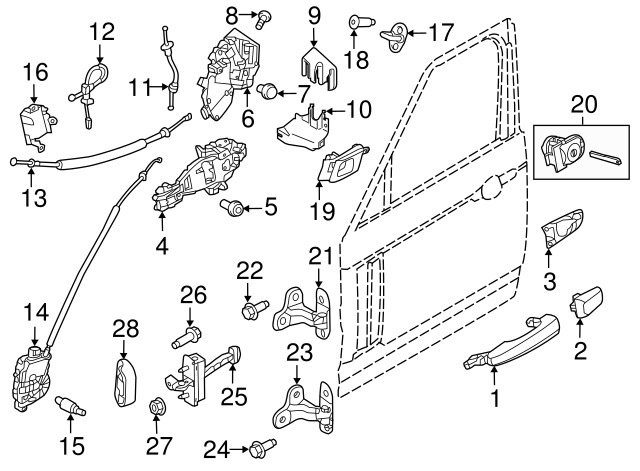 LR045540 ОГРАНИЧИТЕЛЬ ОТКРЫВ. ДВЕРИ Jaguar Land Rover | Запчасти на DRIVE2