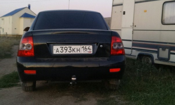 12. Затемнил задние фары. — Lada Приора седан, 1,6 л, 2011 года ...