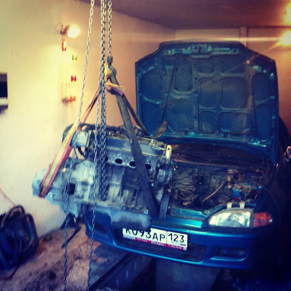 Заменя двигателя с D13B2 на D14Z2 — Honda Civic Hatchback (5G), 1,4 л ...