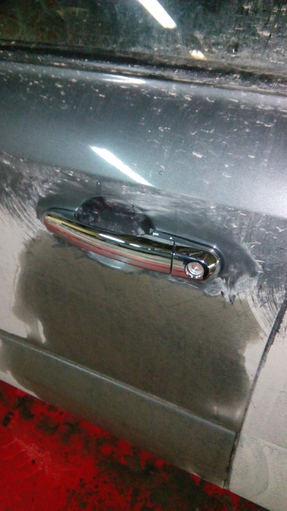 хромированные накладки на ручки дверей — Hyundai Tucson (JM), 2,7 л ...
