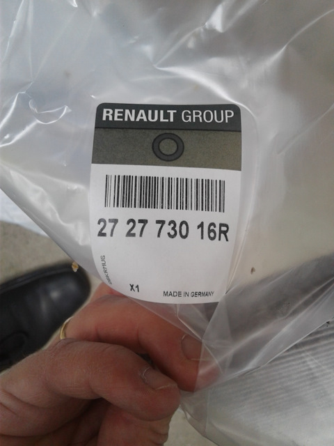 272773016R Фильтр воздушный RENAULT | Запчасти на DRIVE2
