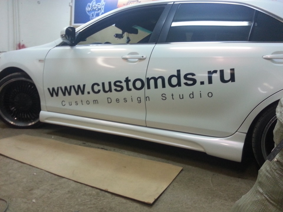 Экслюзивные пороги от ALEX tuning, на "camry" — Toyota Camry (XV40), 2 ...