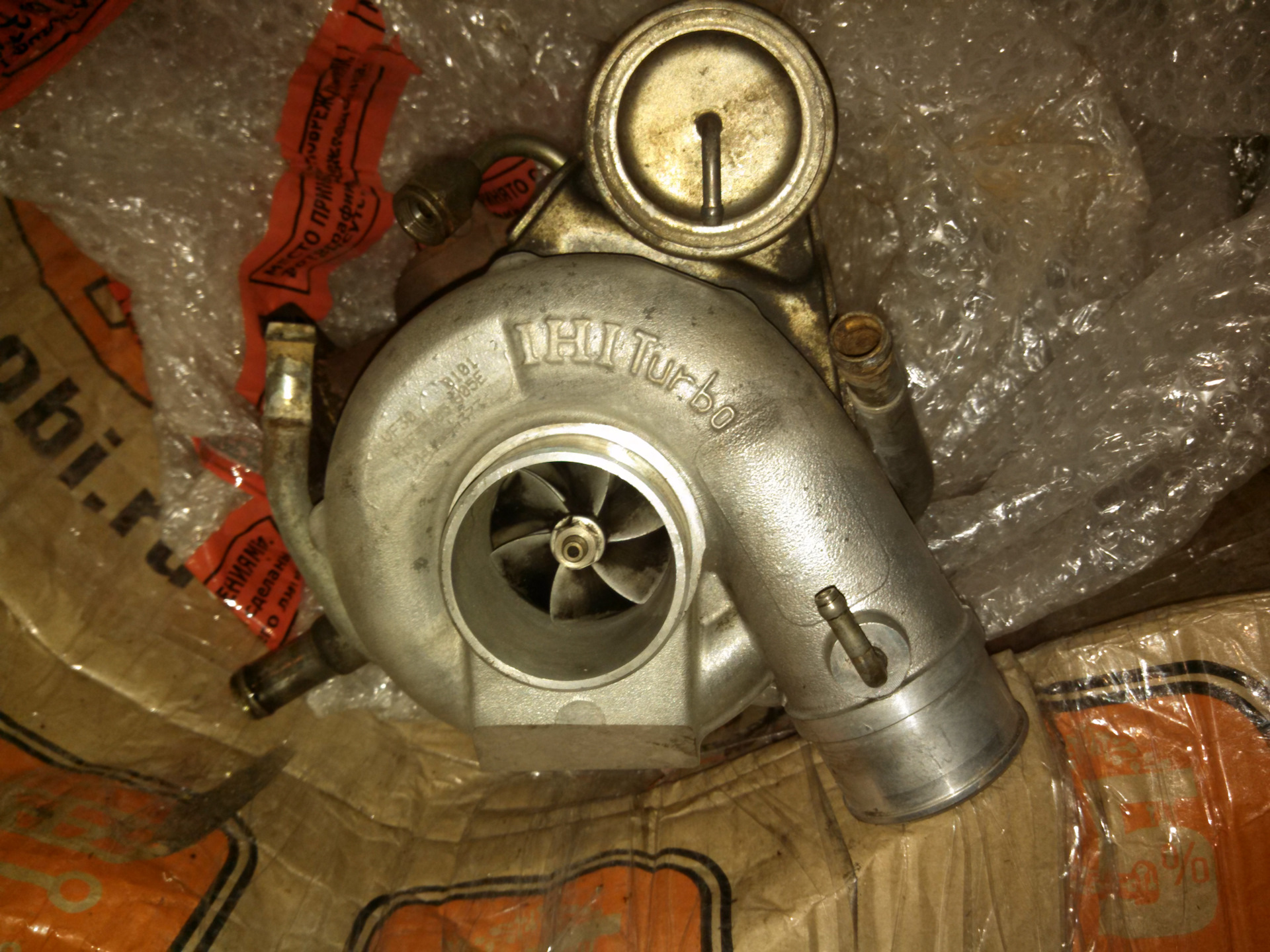 Переход на синглскролл. Турбина VF30 — Subaru Impreza WRX STI (GD), 2 л ...