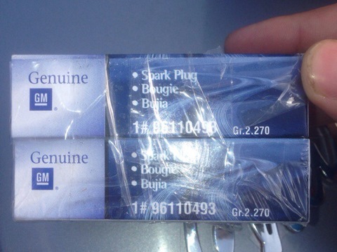 96110493 Свеча зажигания GM | Запчасти на DRIVE2