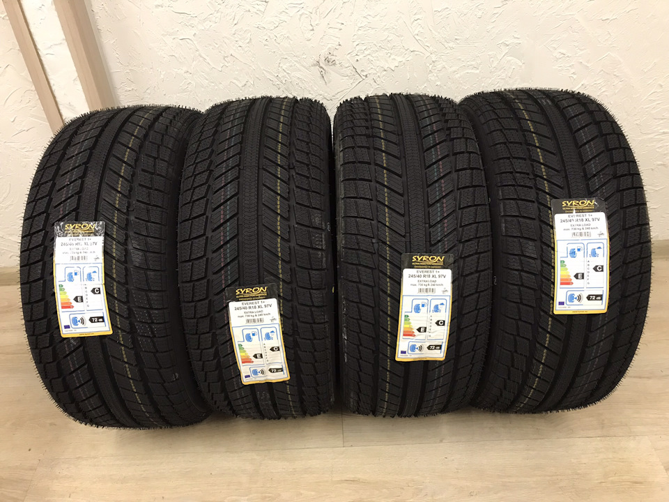 245/40 R18 97V Syron Everest 1 Plus 4400 руб. — EuroShinTrade1 на DRIVE2