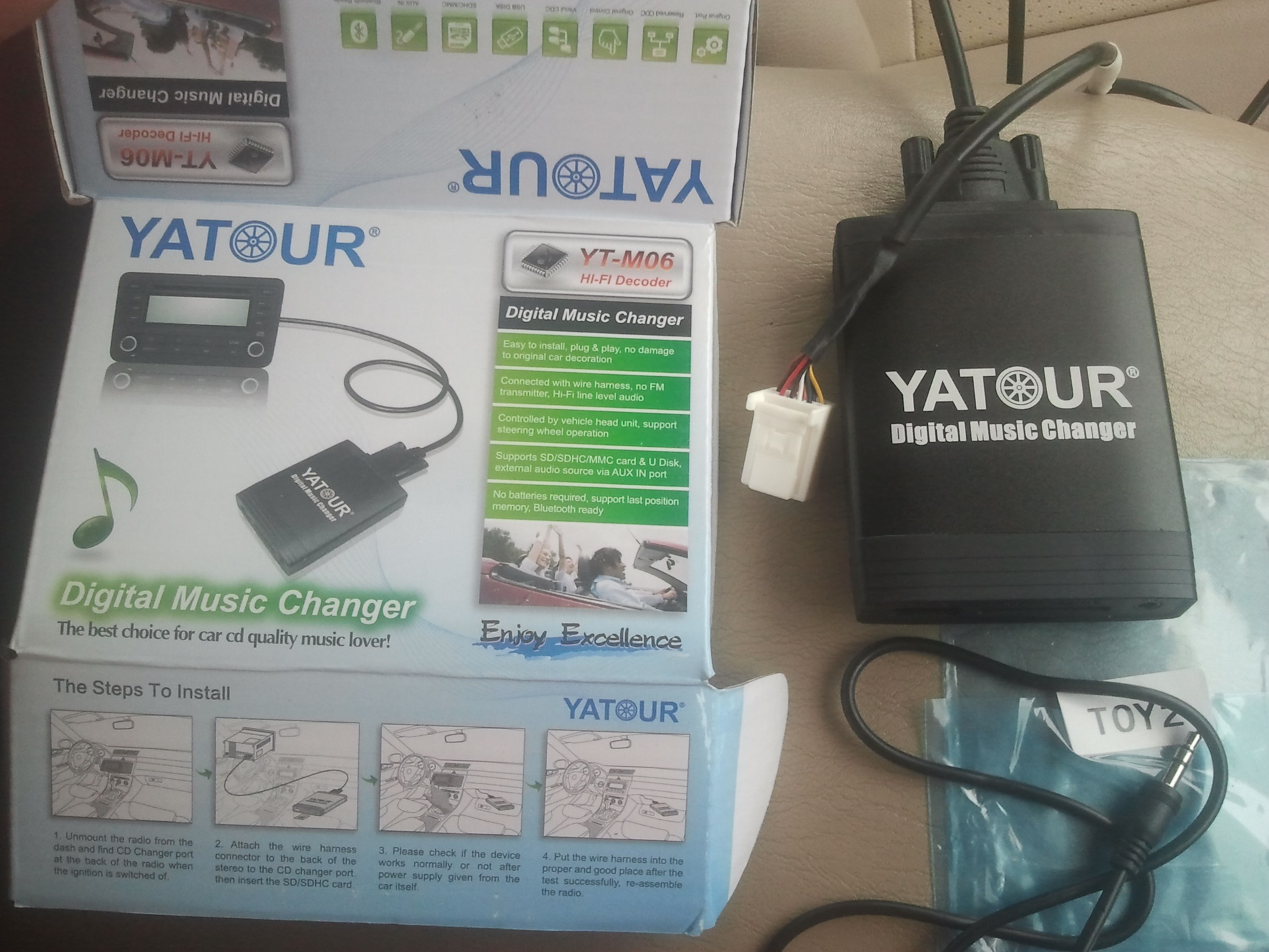 Yatour вместо CD ченджера — Toyota Land Cruiser 100, 4,7 л, 2003 года | автозвук | DRIVE2